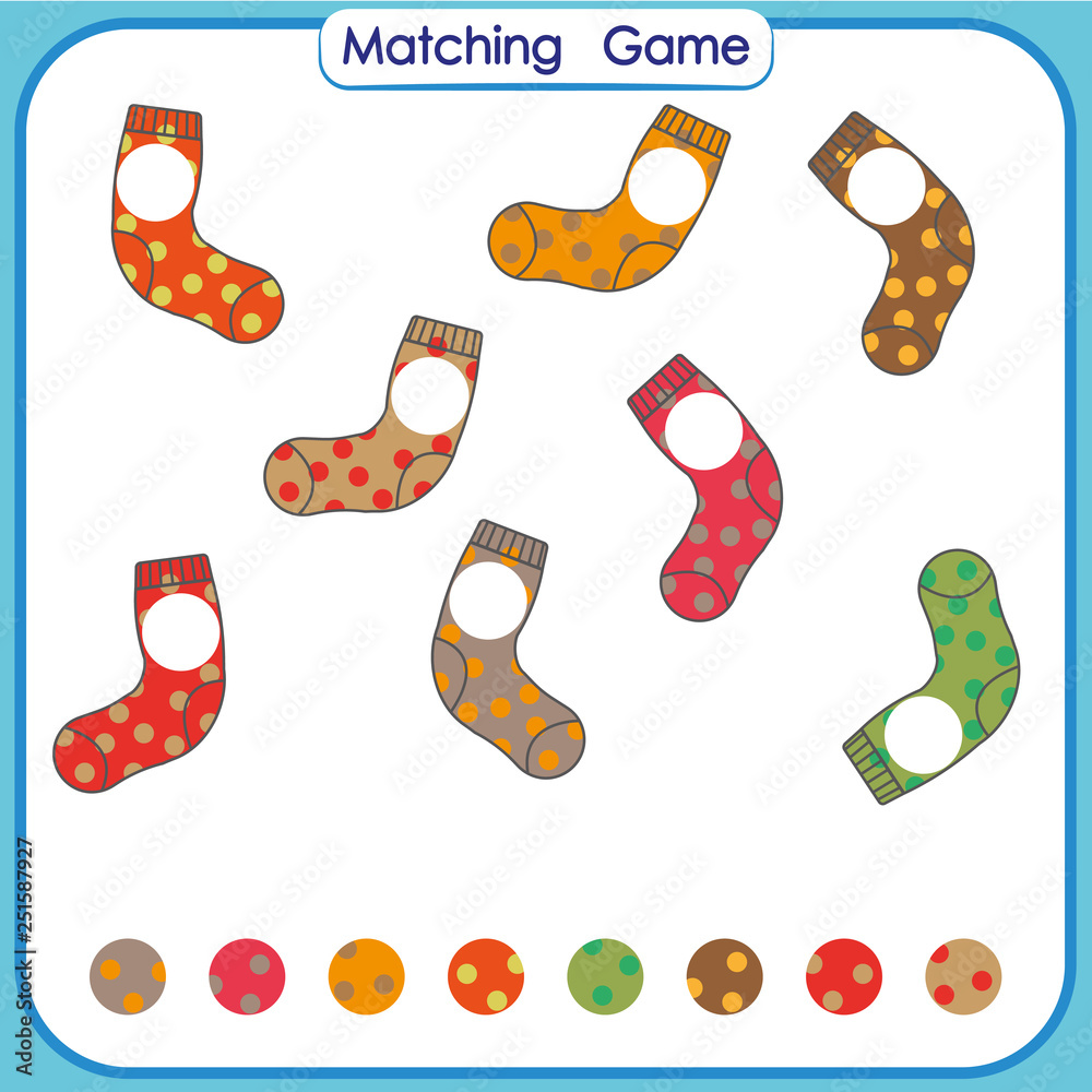matching game, Find missing part, Visual Educational Game for kids ...