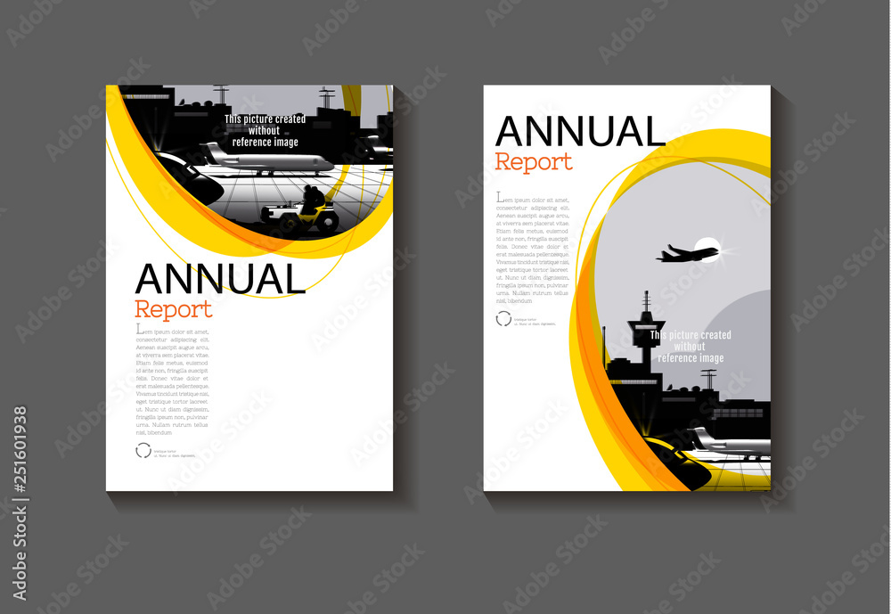 modern yellow abstract layout background modern cover design book cover ...