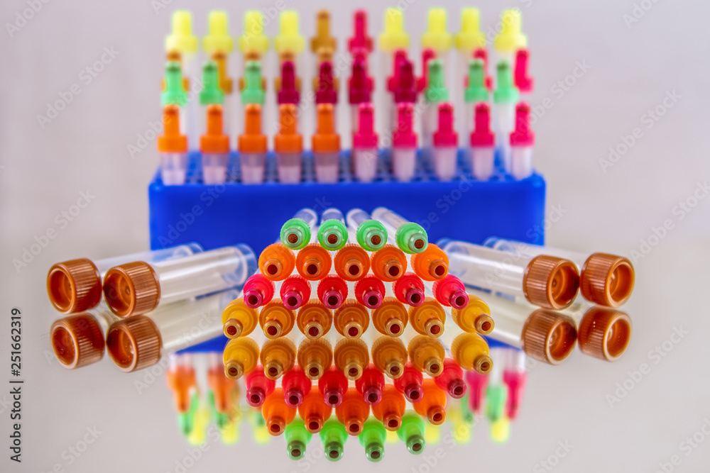 Blood collection tubes are used in medicine as a sample vessel for the ...