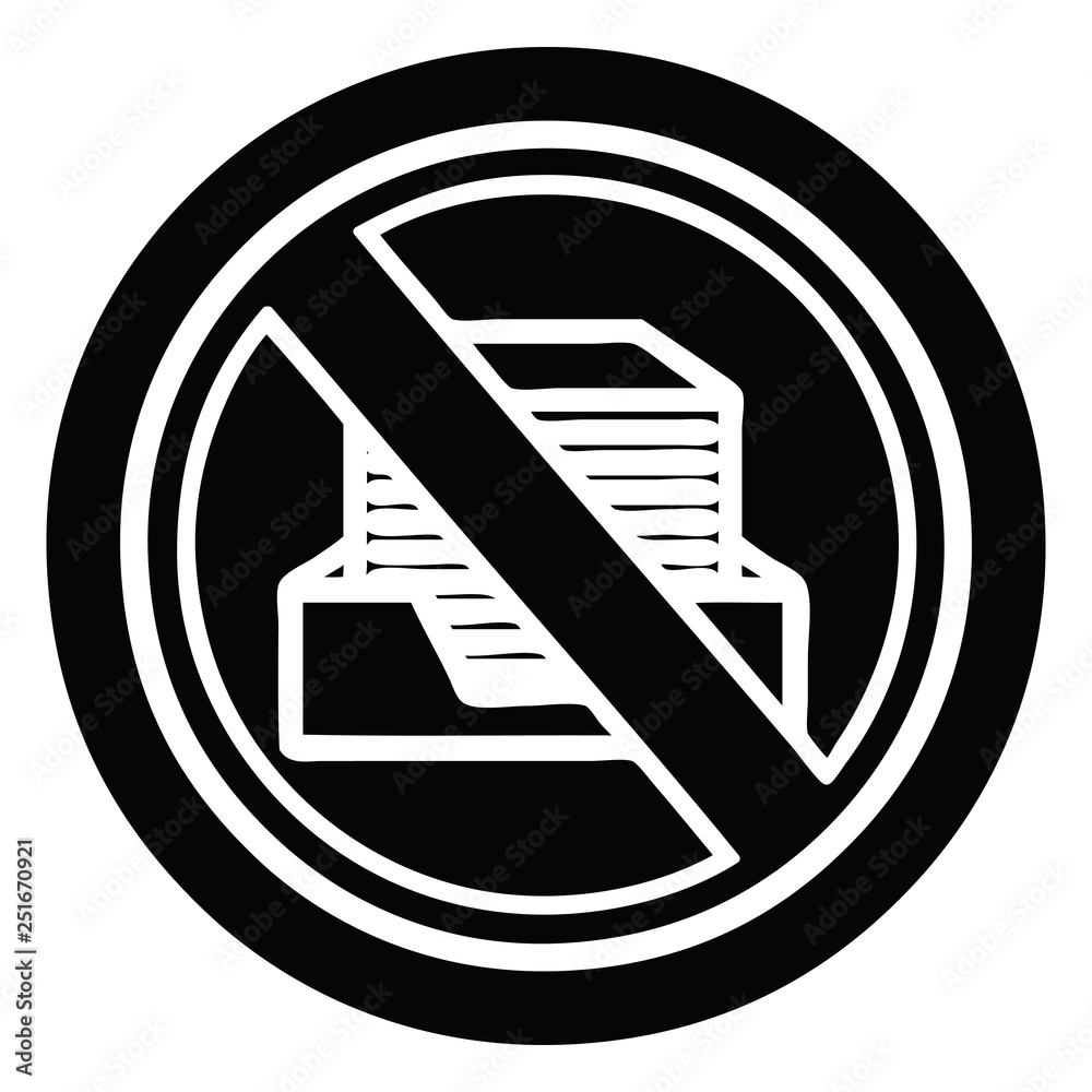 office paperless icon Stock Vector | Adobe Stock