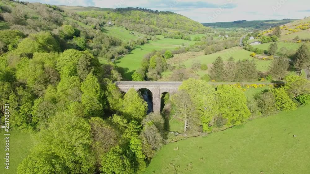 Glendun Viaduct Co. Antrim Northern Ireland Stock Video | Adobe Stock