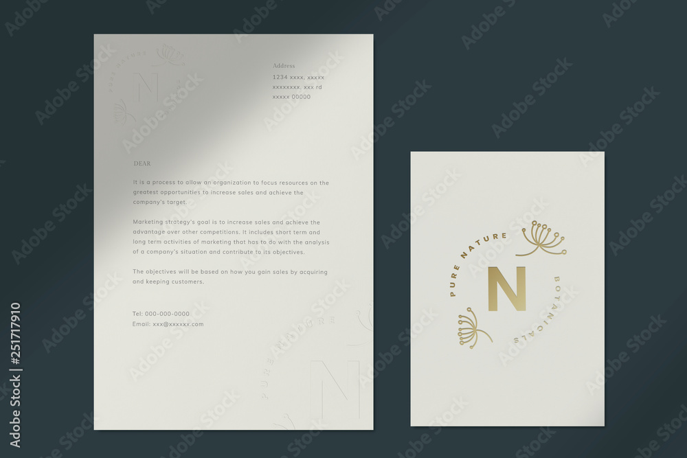 Letter template Stock Photo | Adobe Stock