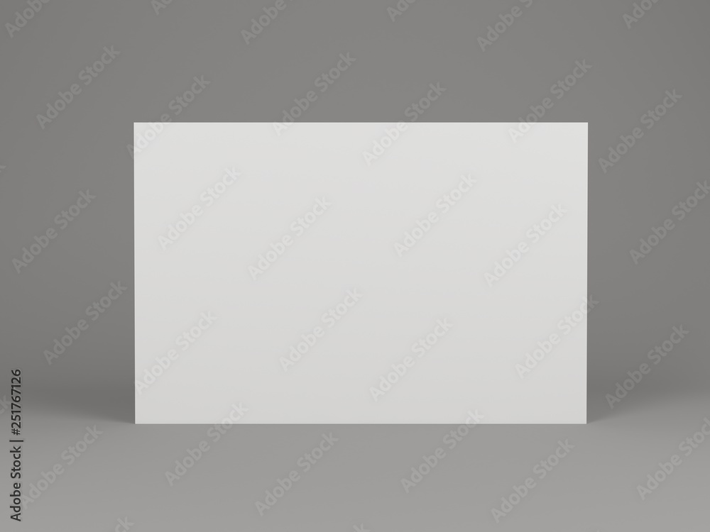 Banner 3x2 meters. 3d render. Blank template for your design. Stock ...