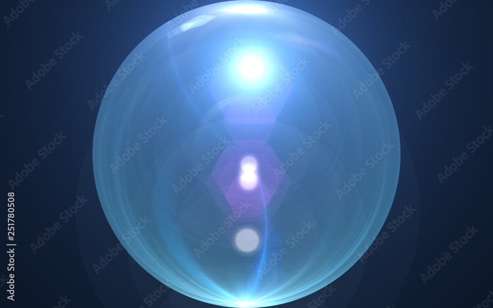 Blue Orbs Of Light