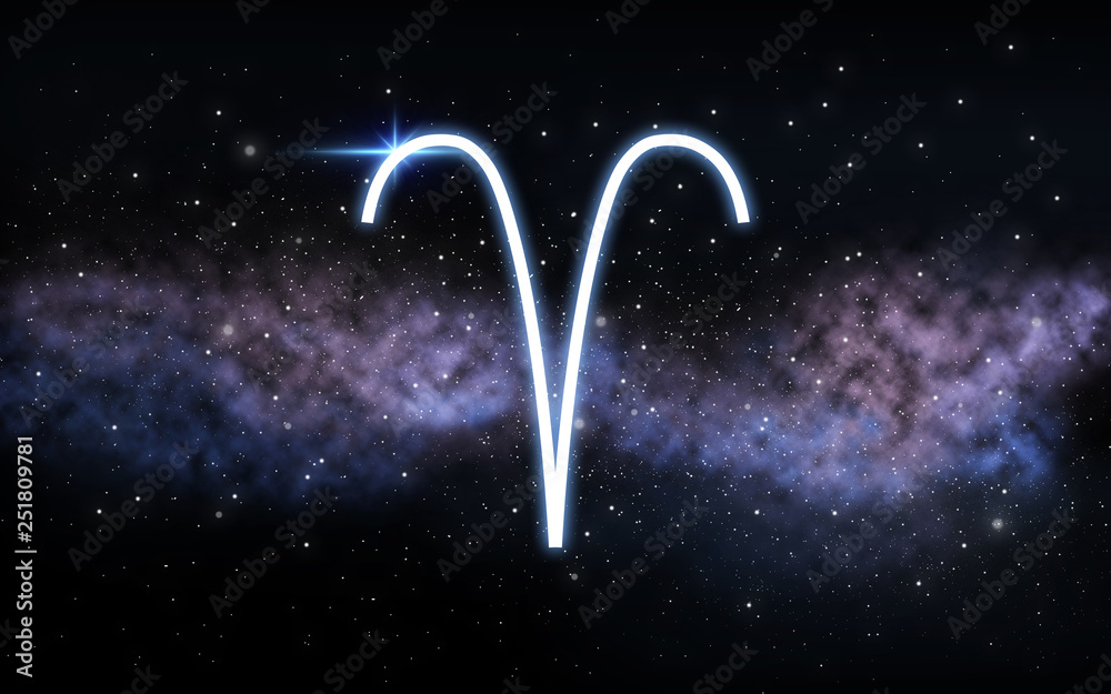 Astrology Background Aries