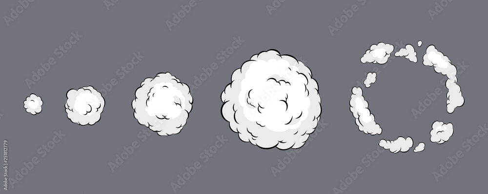 Smoke explosion animation. Smoke Animation. Explosion animation. Sprite ...