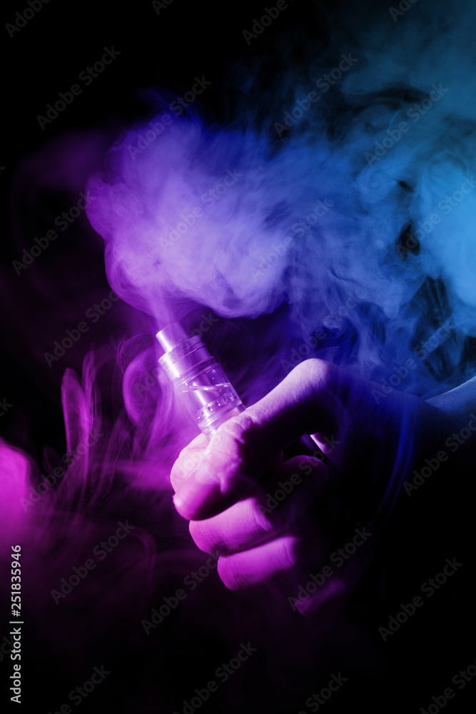 Colored Smoke In Hand