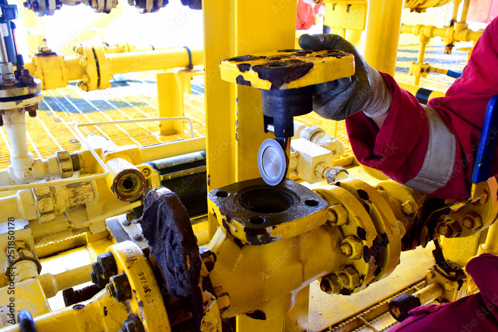 PM and Inspection check valve on closed drain sump pump process,Oil and ...