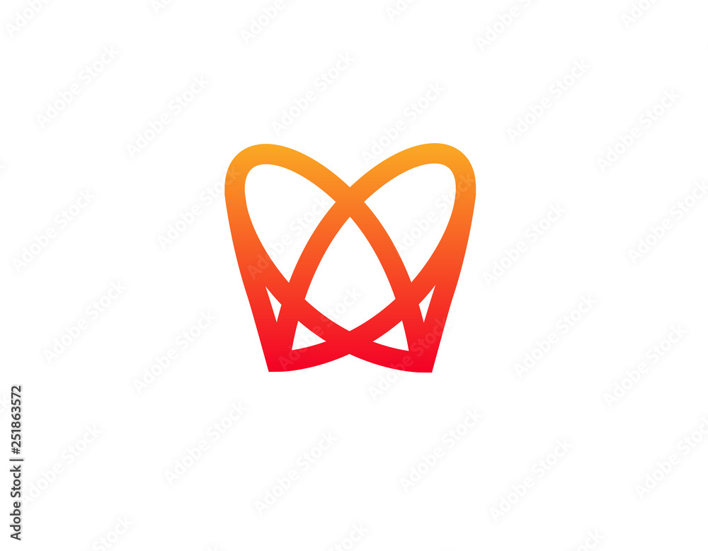 Logo graphic symbol tooth red heart dentistry Stock Vector | Adobe Stock