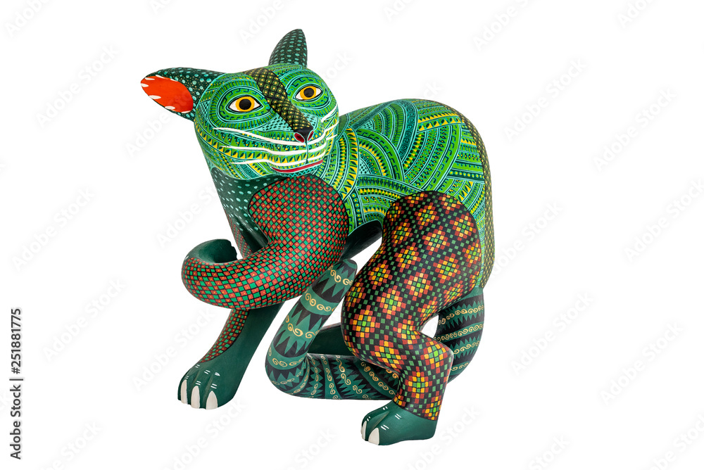 Mexican fantasy figures called Alebrijes. Elaborate painted weird ...