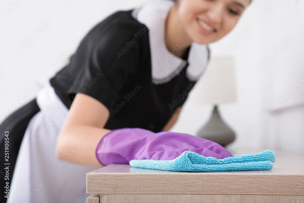 Maid Dusting