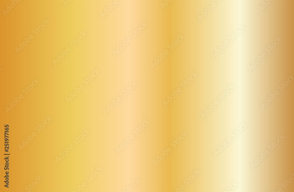 Realistic gold gradient texture. Shiny golden metal foil gradient ...