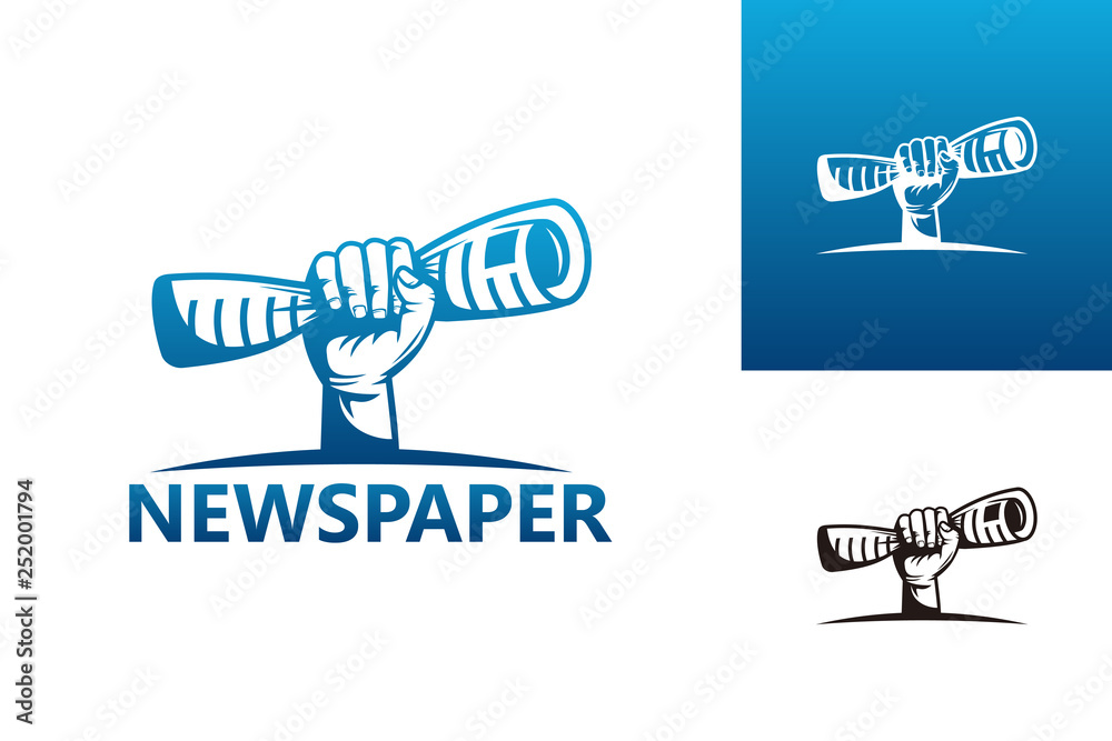 Newspaper Logo Template Design Vector, Emblem, Design Concept, Creative ...