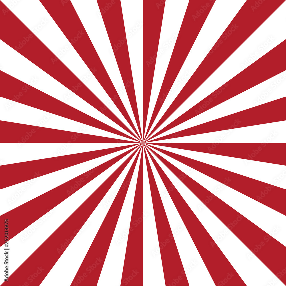 Red Sunburst Background