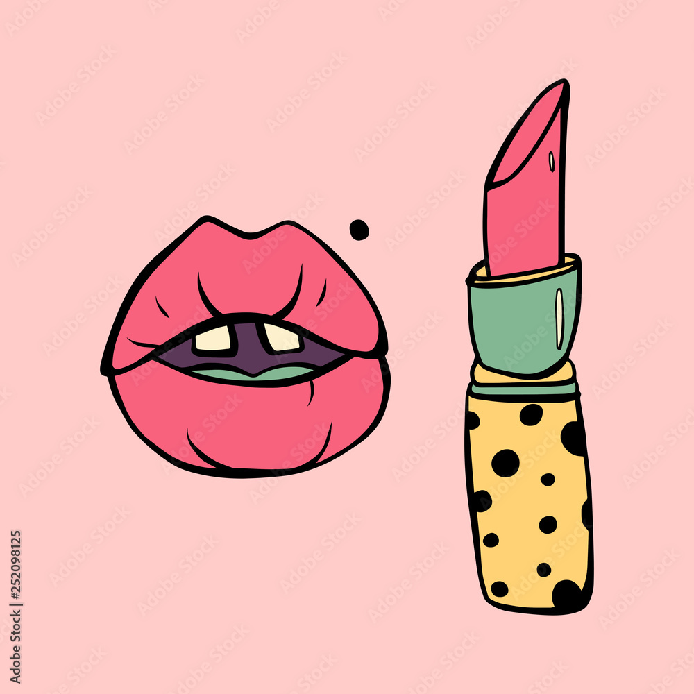 How Do You Draw Cute Lipstick - Infoupdate.org