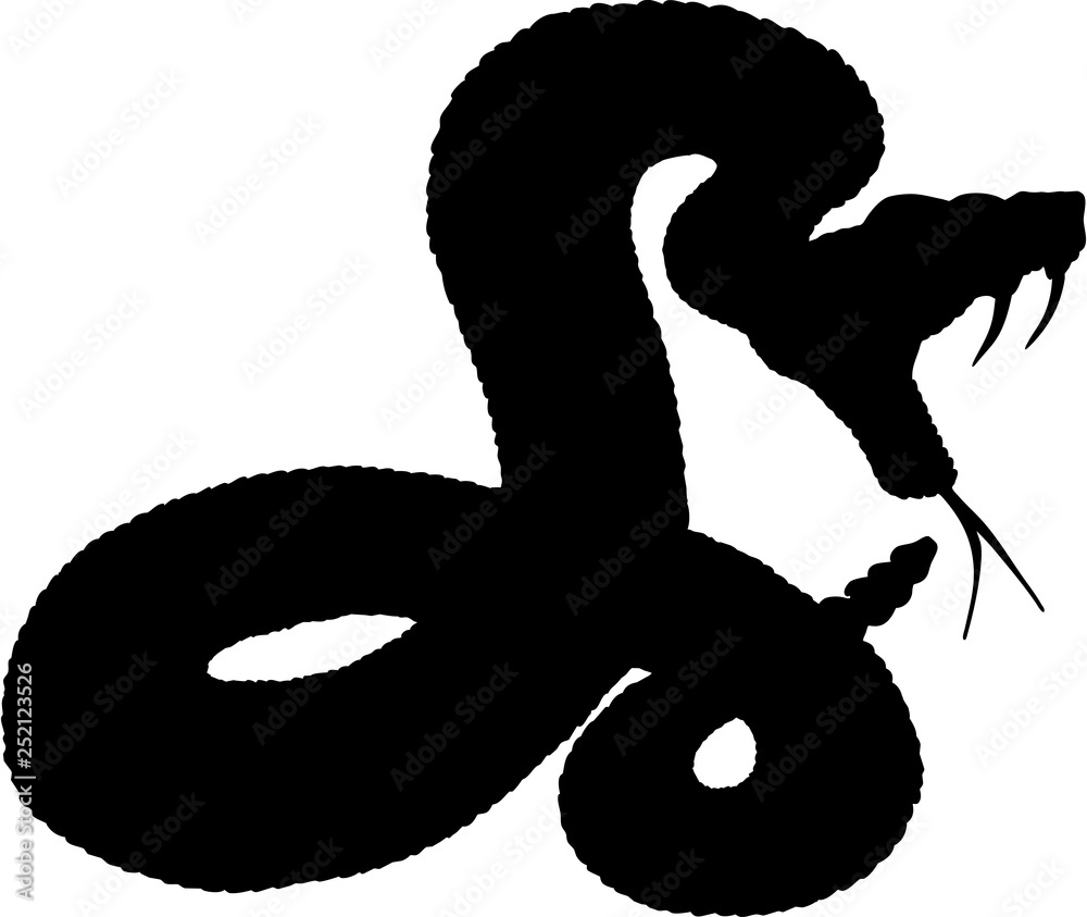 Snake Vector Illustration Stock Vector | Adobe Stock