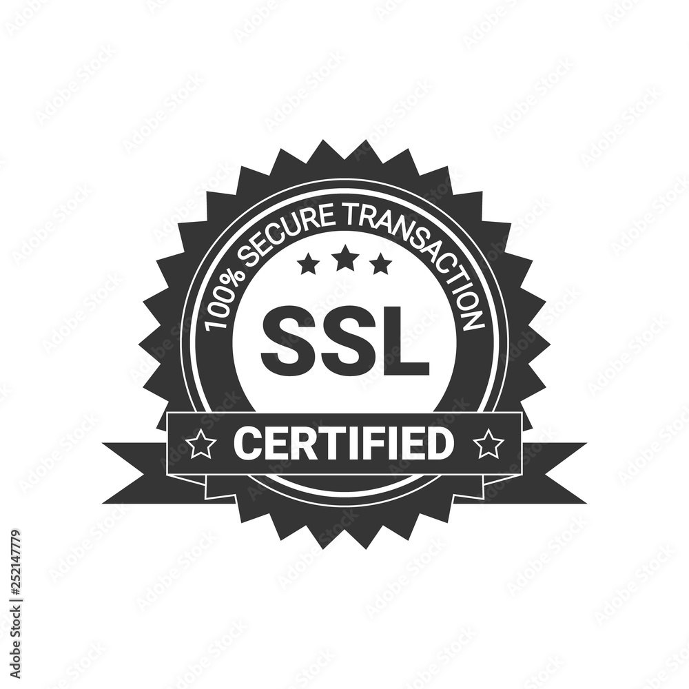 SSL Certified/certificate 100% secure transaction with encryption ...