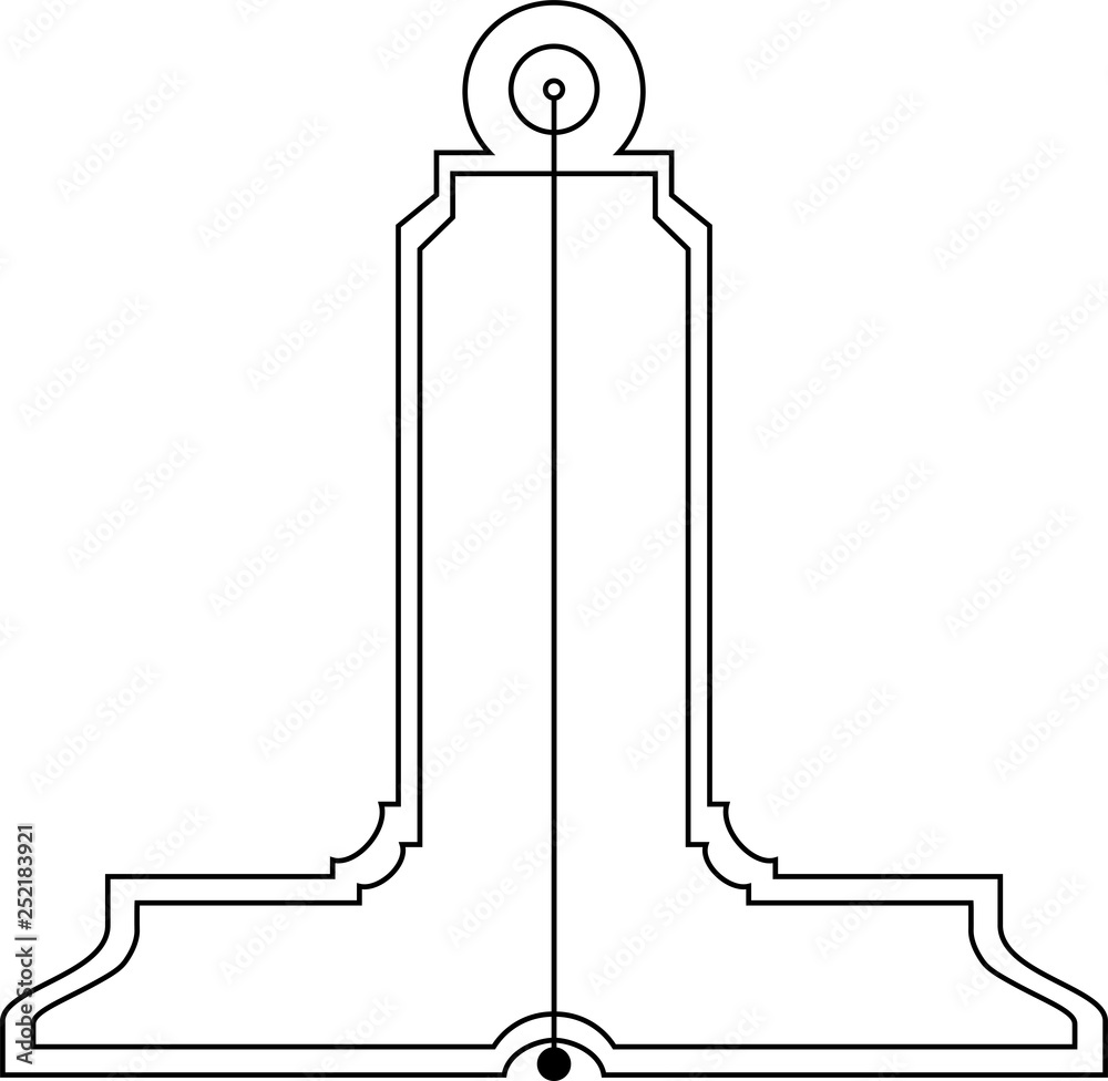 Masonic symbol of Senior Warden for Blue Lodge Freemasonry Stock ...