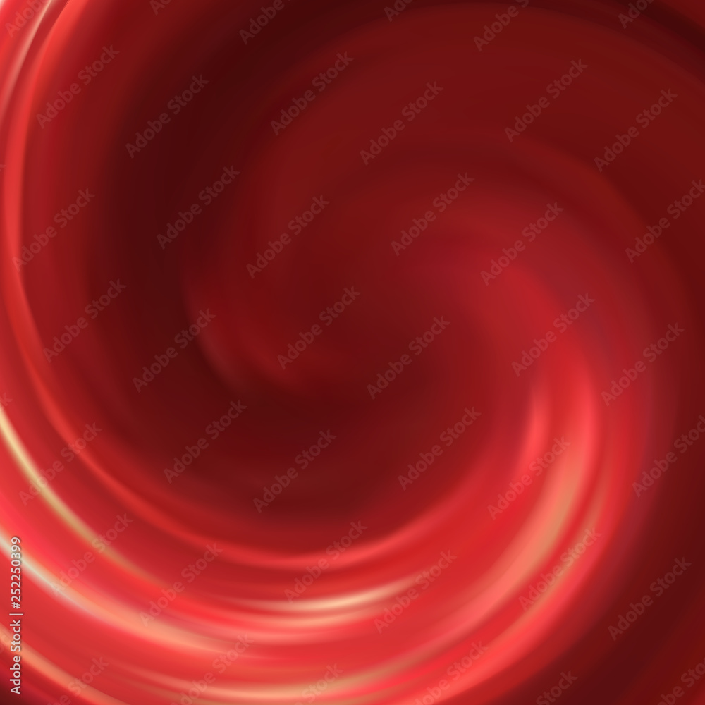 Vector realistic isolated red swirl for template decoration. Stock ...