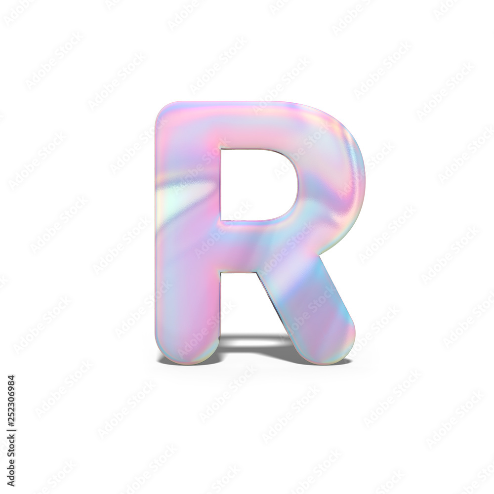 Letter R Design 3d