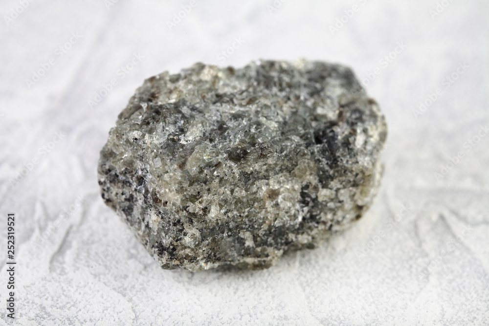 Natural mineral from geological collection - raw apatite, phosphorus ...