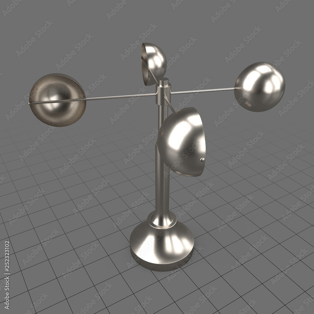 Decorative anemometer Stock 3D asset | Adobe Stock