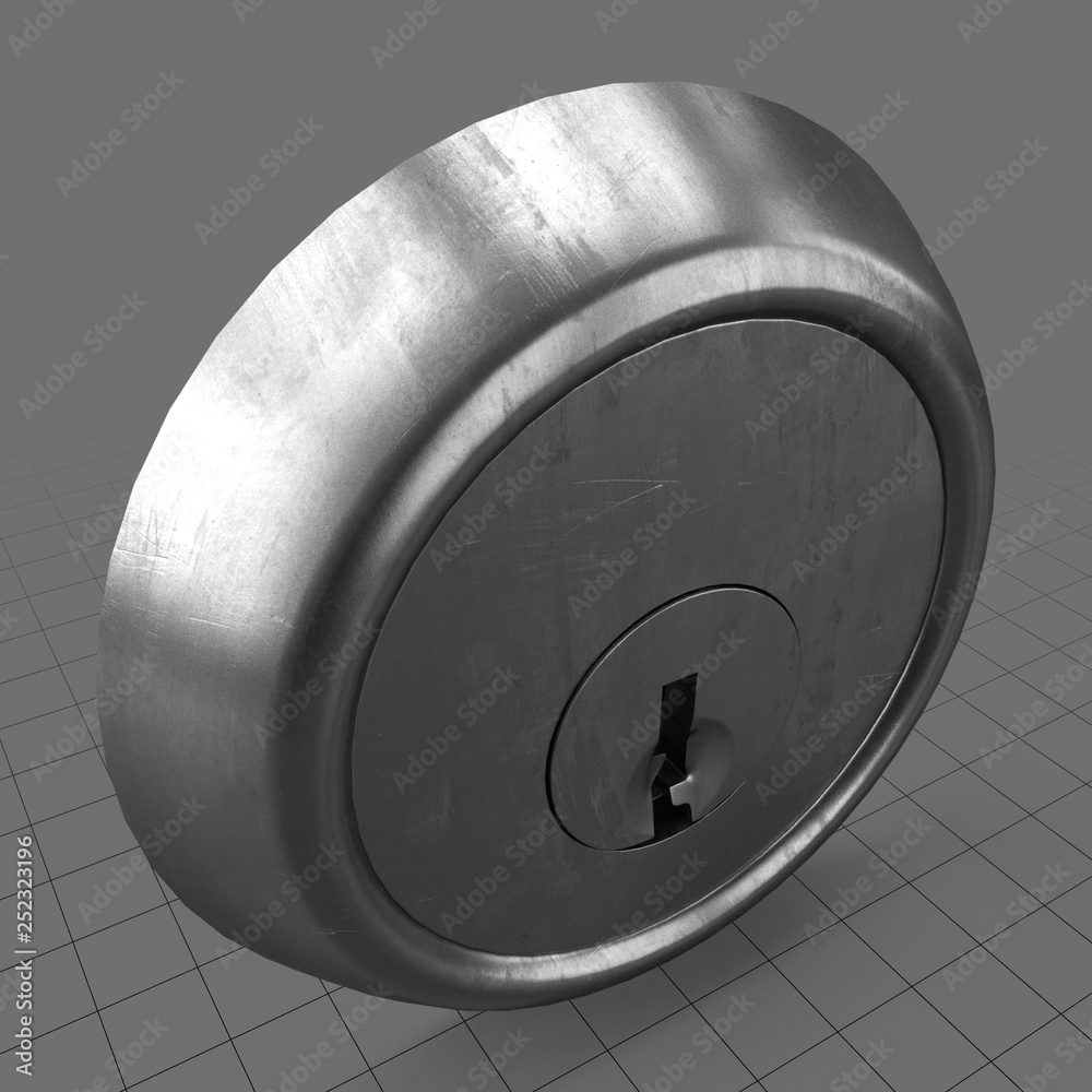 Keyhole Stock 3D asset | Adobe Stock