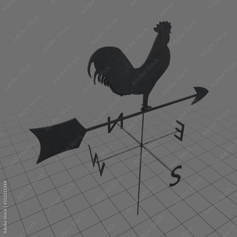 Weather vane Stock 3D asset | Adobe Stock