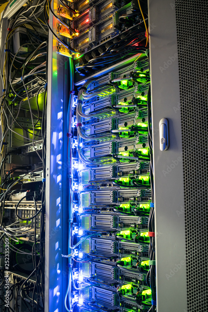 Foto de Technical site of the telecommunication Internet provider ...