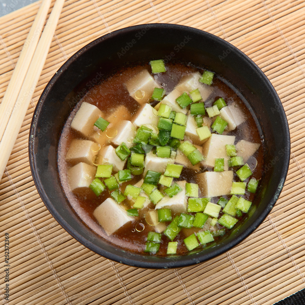 Japanese miso soup Stock Photo | Adobe Stock