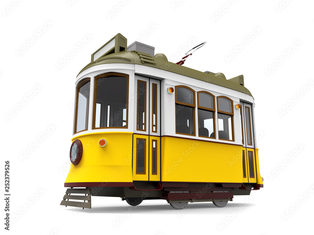 Poster old tram cartoon – Wall Art | UkPosters