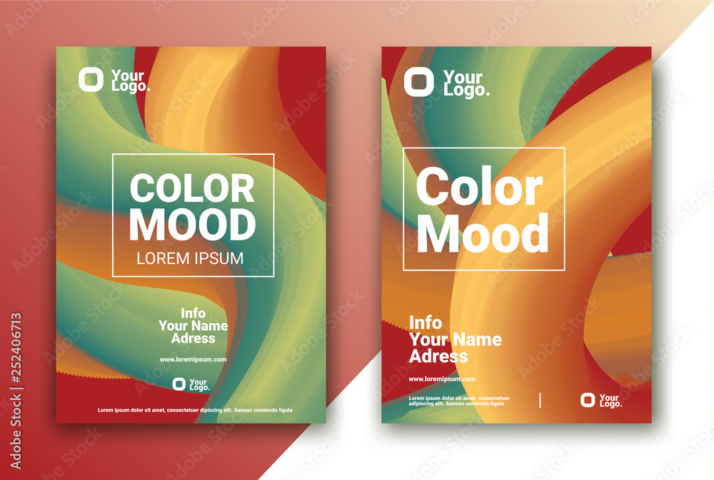 Metalic color Party poster. Magazine cover. Club night flyer. Abstract ...