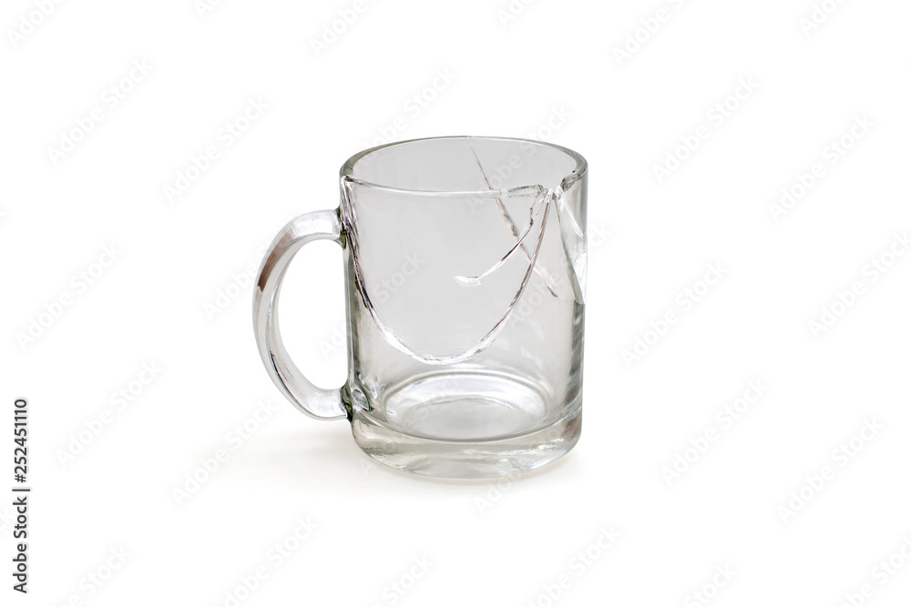 Cracked Glass Cup