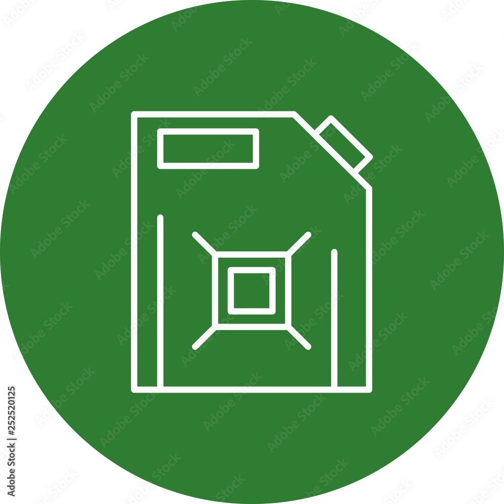 Vector fuel can icon Stock Vector | Adobe Stock
