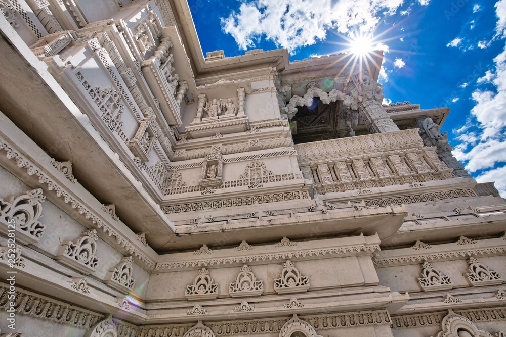 BAPS Shri Swaminarayan Mandir Hindu Temple in Toronto Stock Photo ...