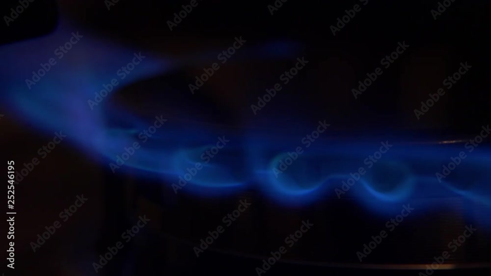 cook sets fire to the stove burner turning on. Stove top burner ...