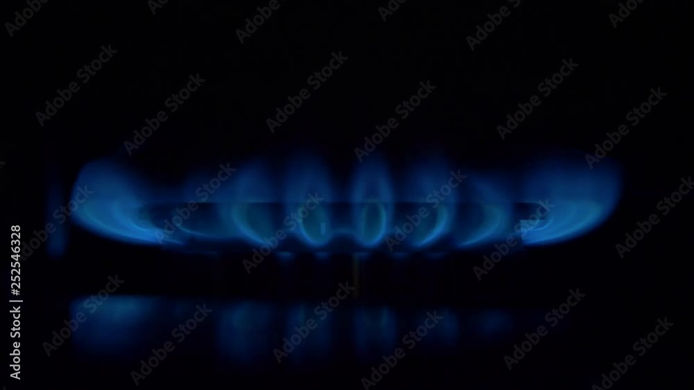 cook sets fire to the stove burner turning on. Stove top burner ...