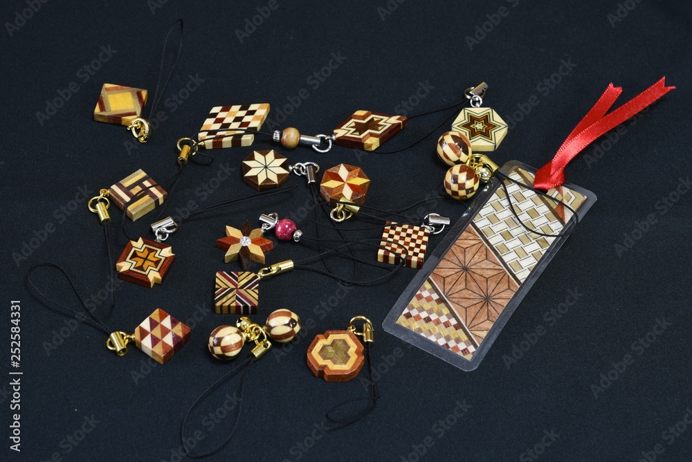 "Hakone Yosegi Zaiku" (mosaic woodwork) is Japanese traditional wooden ...