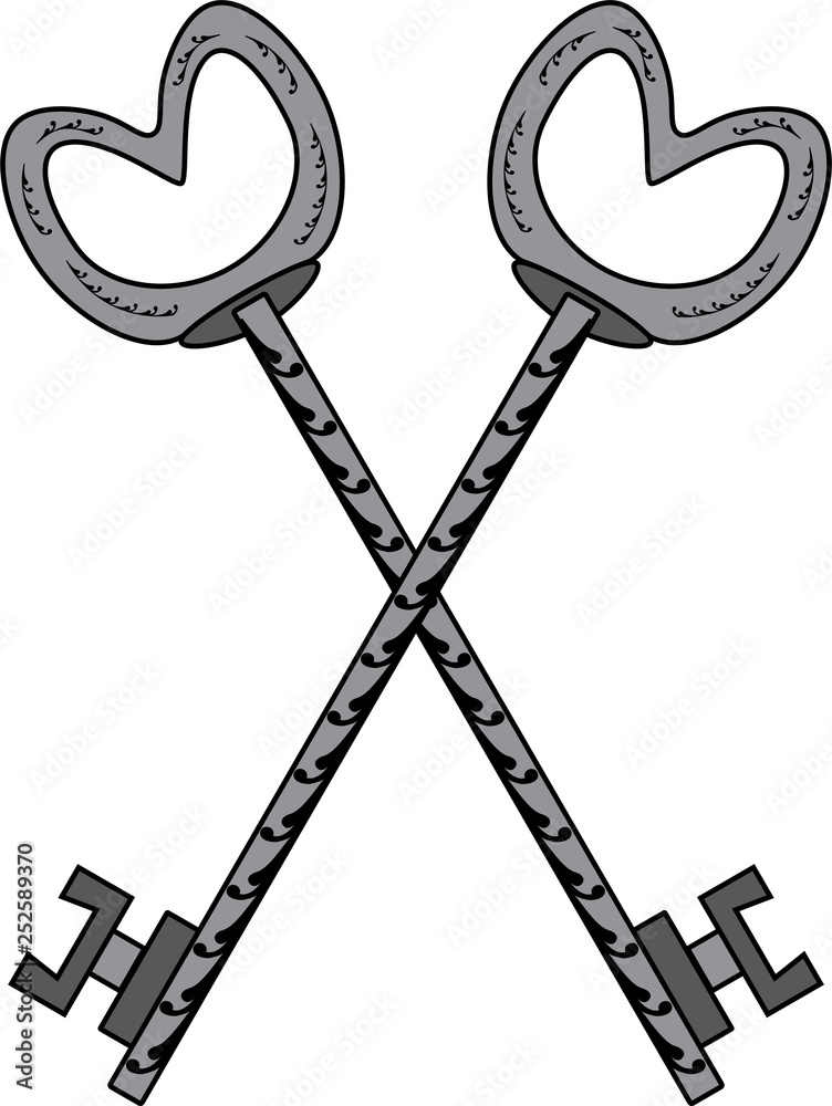 Masonic symbol of Treasurer for Blue Lodge Freemasonry Stock ...