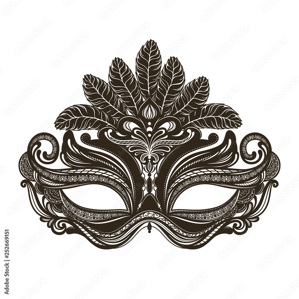 Venetian Masks Template