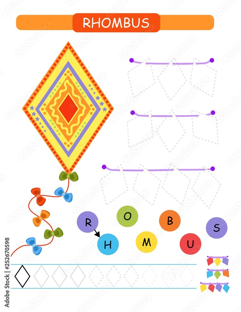 Learn shapes and geometric figures for preschool and kindergarten ...