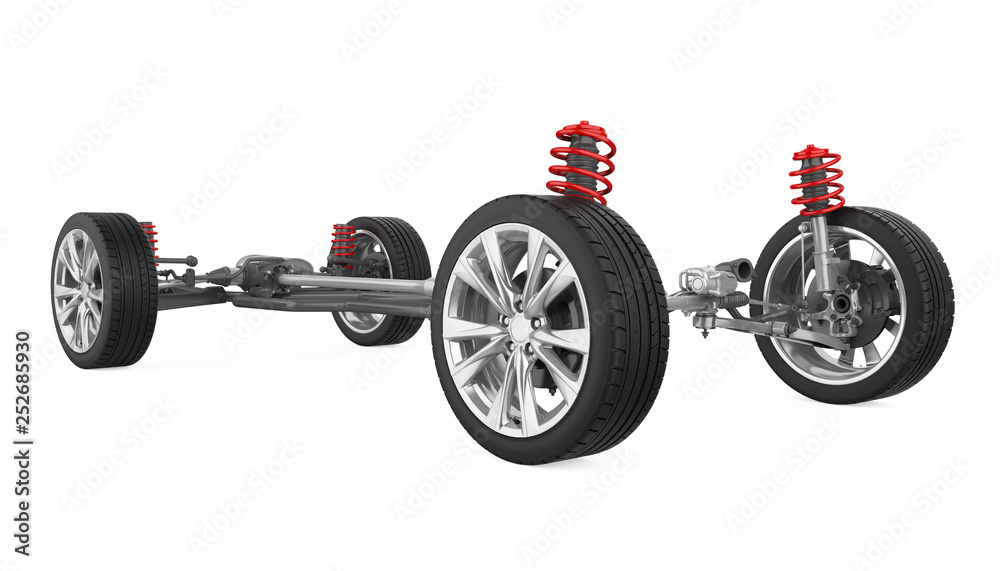 Car Suspension System Isolated Stock Illustration | Adobe Stock