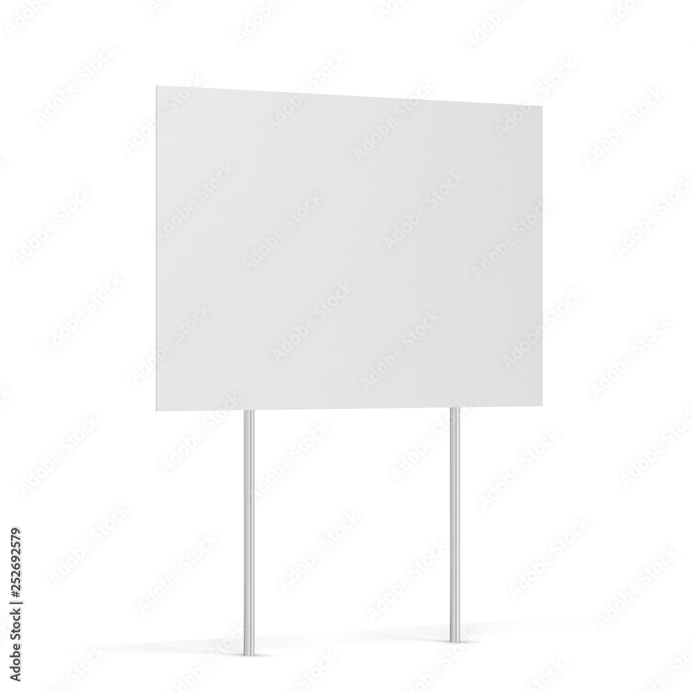 Blank Yard Sign Stock Illustration Adobe Stock Blank Yard Sign Stock Illustration Adobe Stock