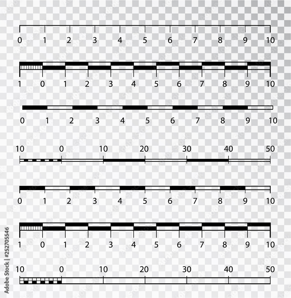 Vector map scales graphics for measuring distances . set of metric ...