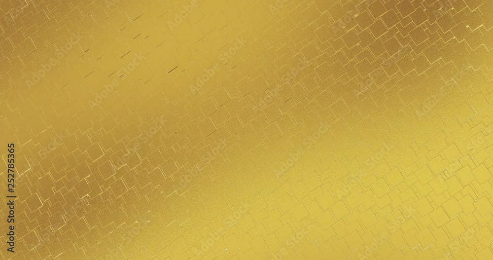 Abstract geometric golden backgroundfoil tiles texture seamless loop ...