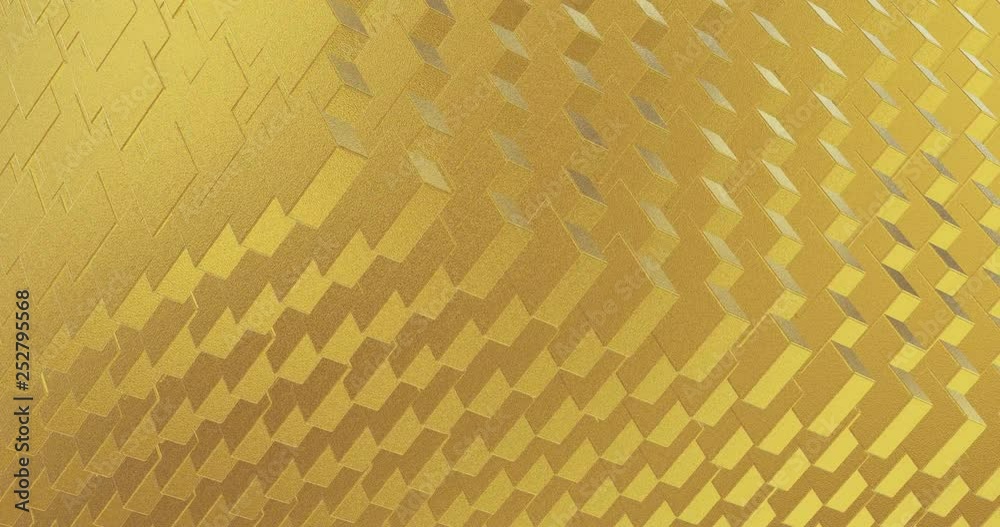 Abstract geometric golden backgroundfoil tiles texture seamless loop ...
