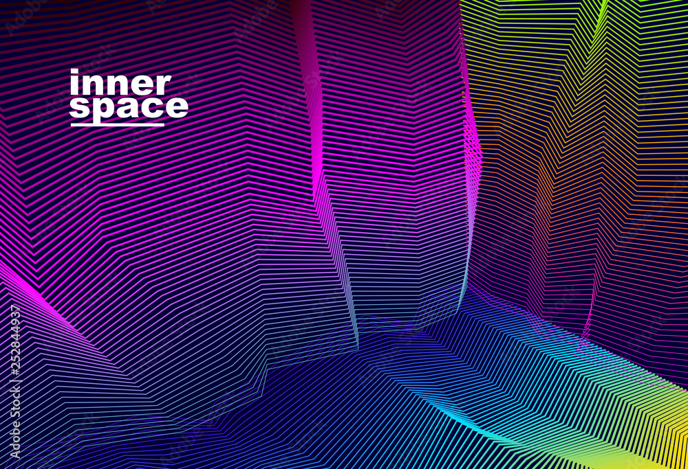 Abstract art vector background for modern trendy great design, line art ...