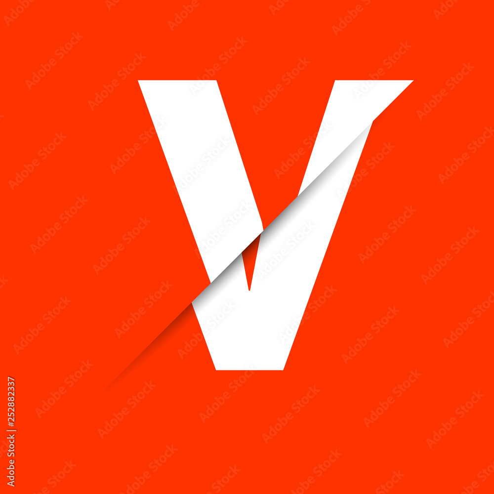 Vetor de font_art_alpha__alphabet_orange_red_summer_geometry_shadow ...