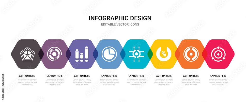 simple set of radar, pie chart, percentage, pie chart icons, contains ...