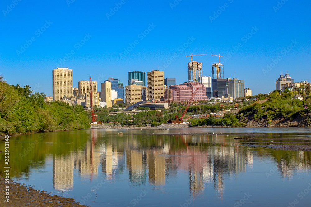City And Its Reflection Stock Photo | Adobe Stock